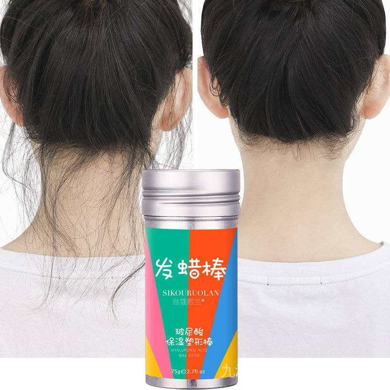 SIKOURUOLAN HAIR WAX STICK Stick Lilin pelembap rambut asid hyaluronik ...