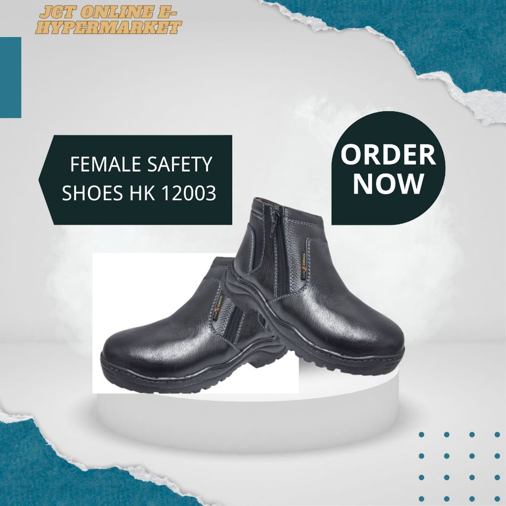 🔥Ready Stock🔥Hammer King's Women Ladies Safety Safety Shoes Mid Cut ...