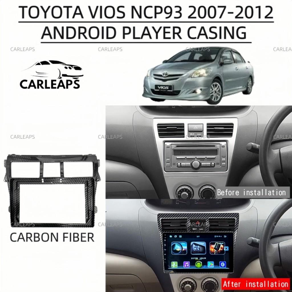 TCS TOYOTA VIOS NCP93 2007-2013 CAR CARBON FIBER ANDROID PLAYER CASING ...