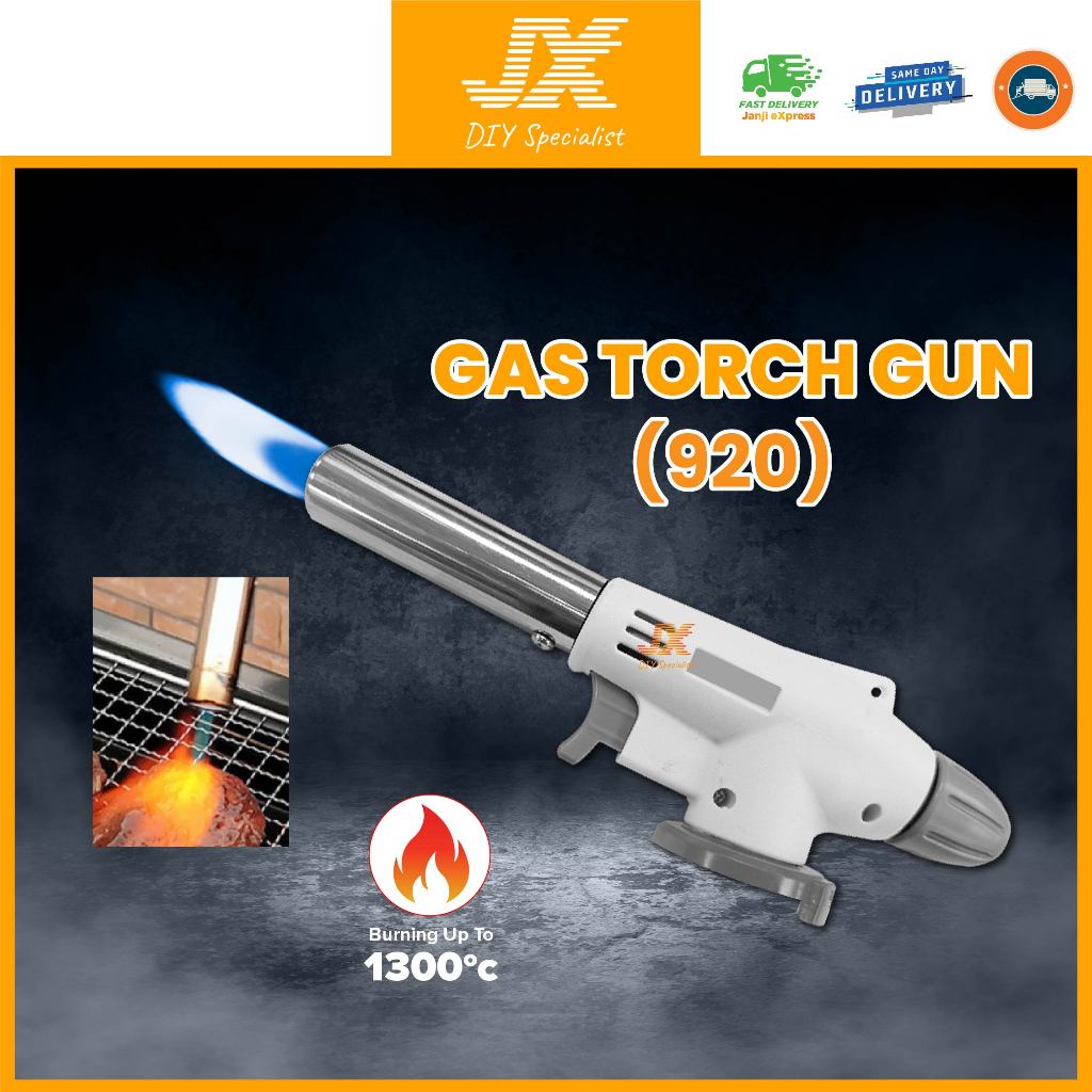 Multipurpose Gas Torch Gun Camping Butane Gas Burner Welding Flame Gun ...