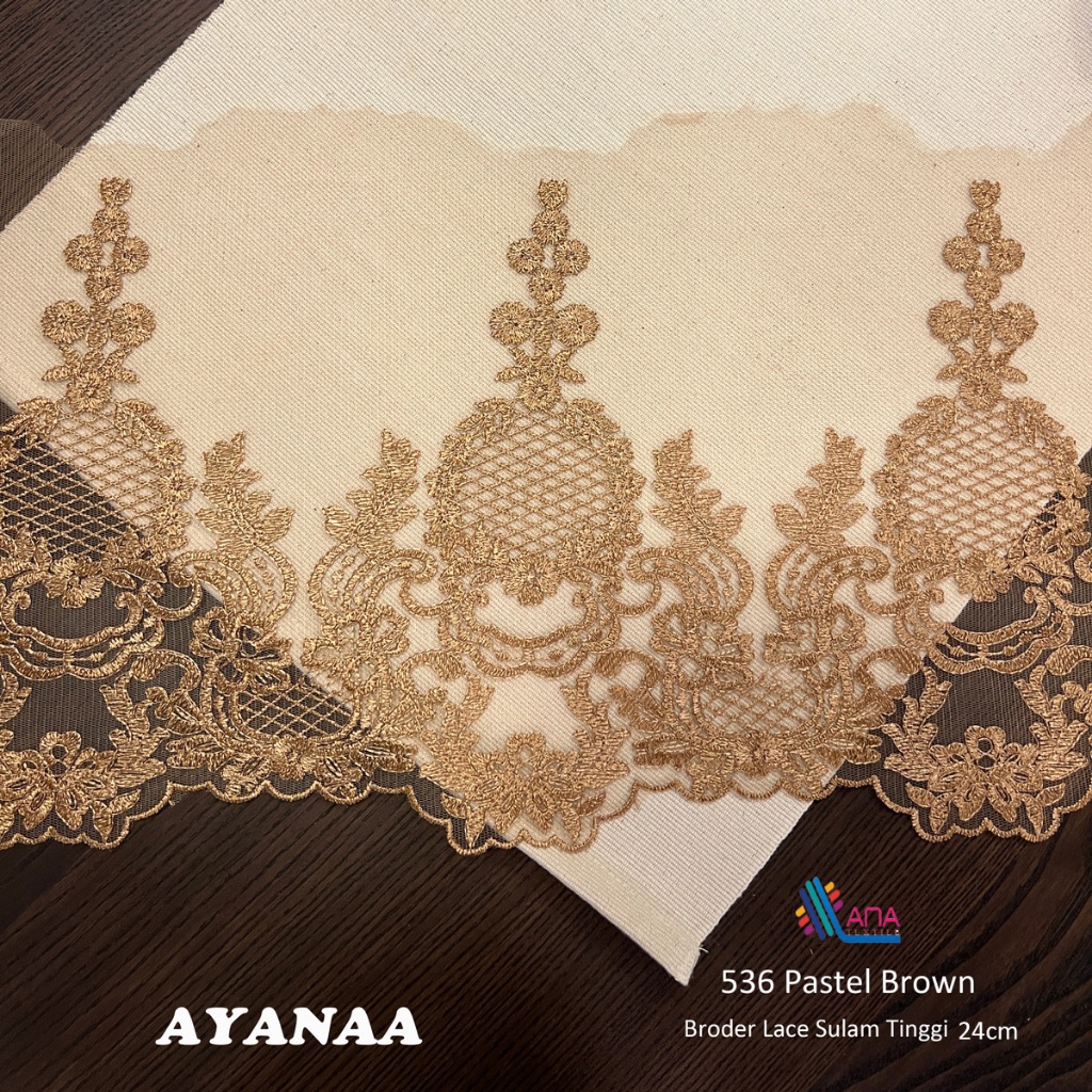 Ayanaa Design Premium Border Lace Sulam Kerawang New Design Broder Lace ...