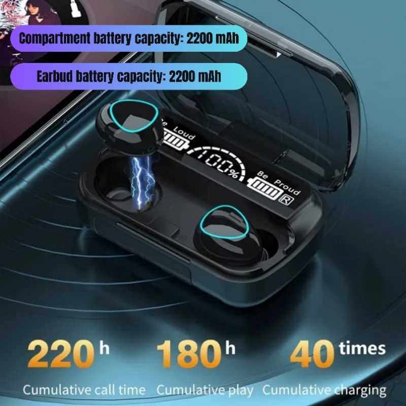 M10 TWS True Wireless Headset V5.3 in-ear 9D Bass HIFI Sound | Shopee Malaysia
