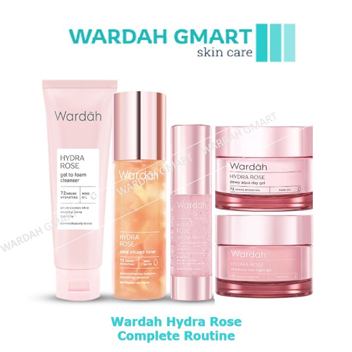 Wardah Hydra Rose Set (Hydrating and Repair Skin Barrier) | Shopee Malaysia