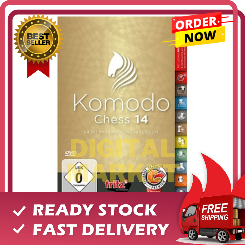 New Best Seller Komodo Chess 14 Chessbase | Komodo Chess 14 Chess Engine Application | Chess ...