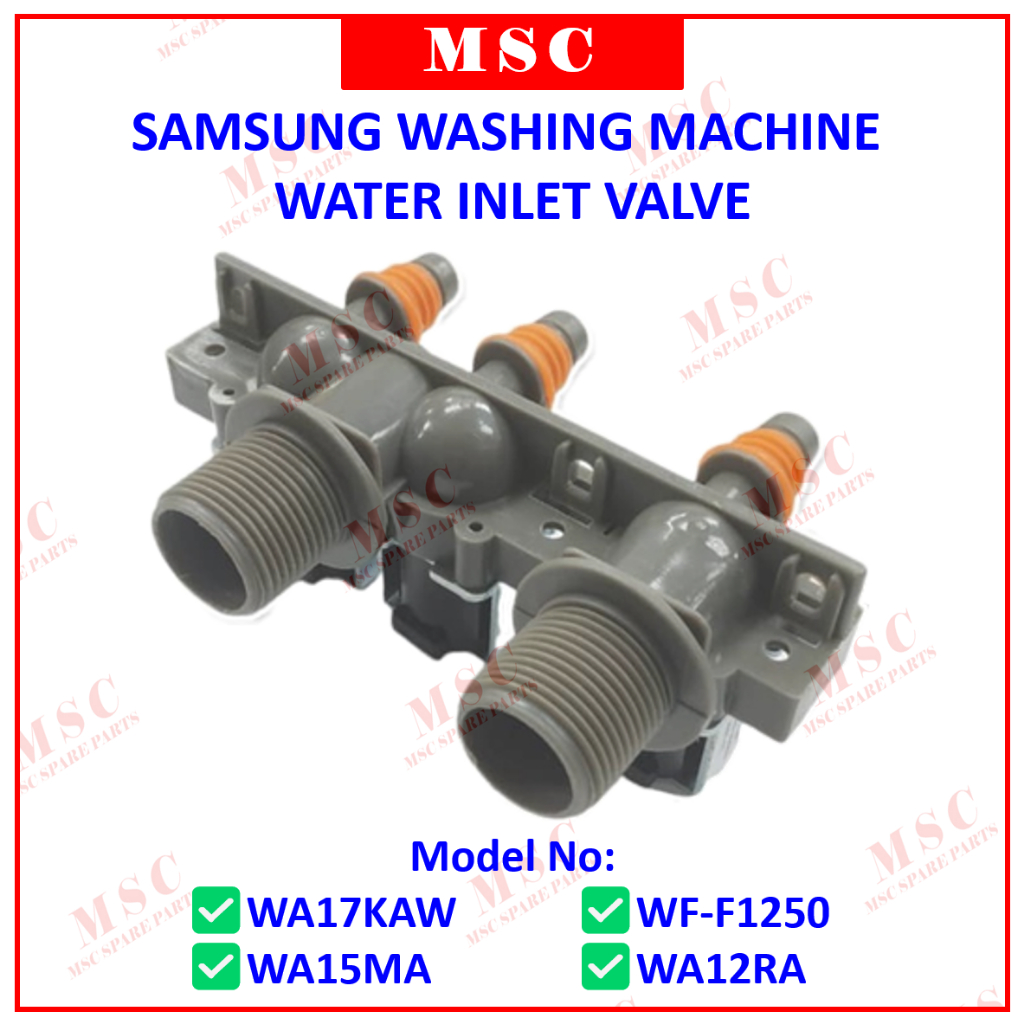 WA17KAW WF-F1250 WA15MA WA12RA SAMSUNG WASHING MACHINE 3 WAY WATER ...