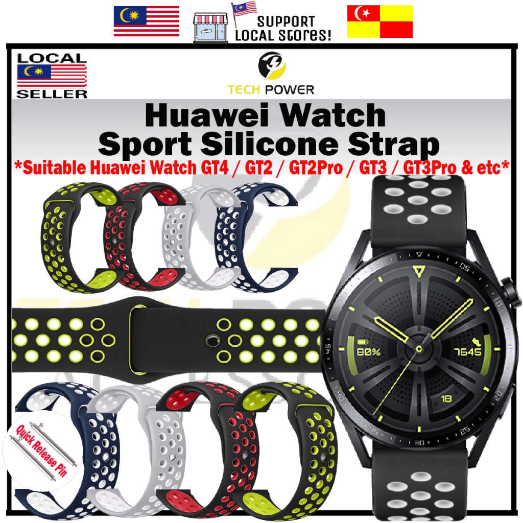 Huawei Watch GT Sport Strap Double Color Porous,Tali Jam Sport for ...