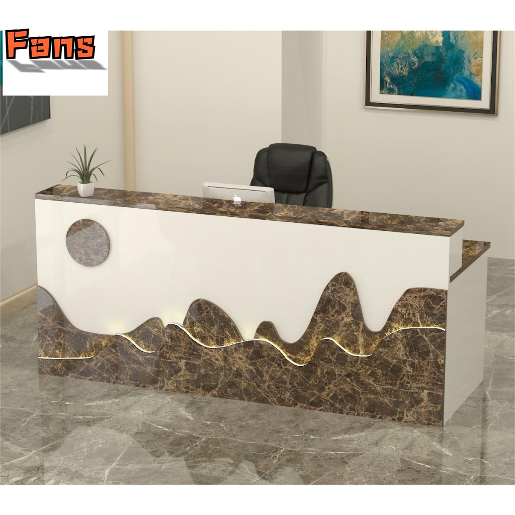 Modern Simple Creative Bar Counter Cashier Counter Reception Desk ...
