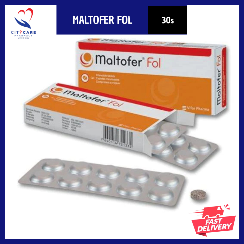 [EXP 01/26] Maltofer Fol Chewable Tab (30's) - Oral Iron Therapy ...