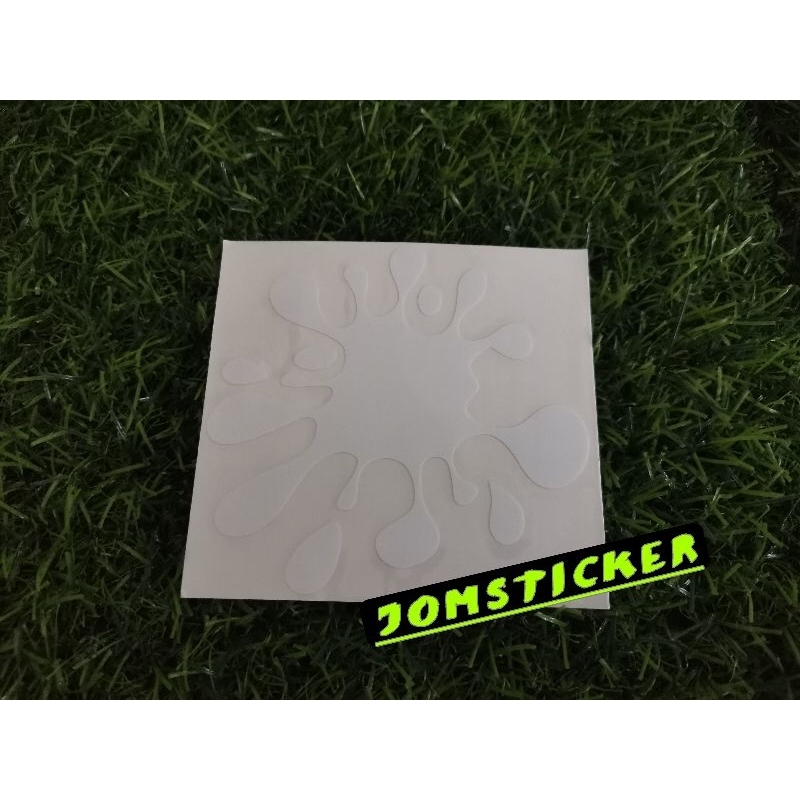Sticker corak tampal calar kereta/water splash(sticker cutting/potong ...