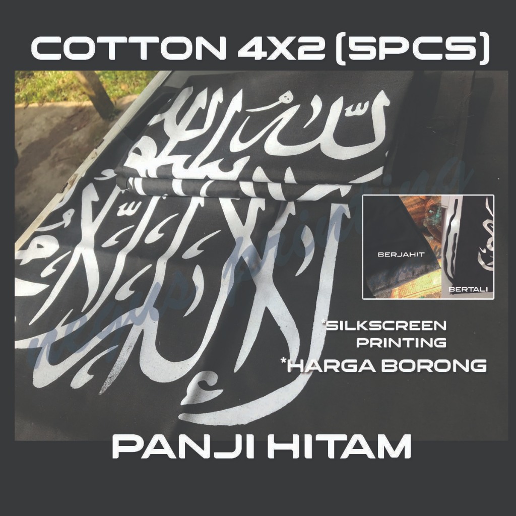 ⚡️BENDERA TAUHID/PANJI HITAM⚡️ HARGA BORONG!! | Shopee Malaysia