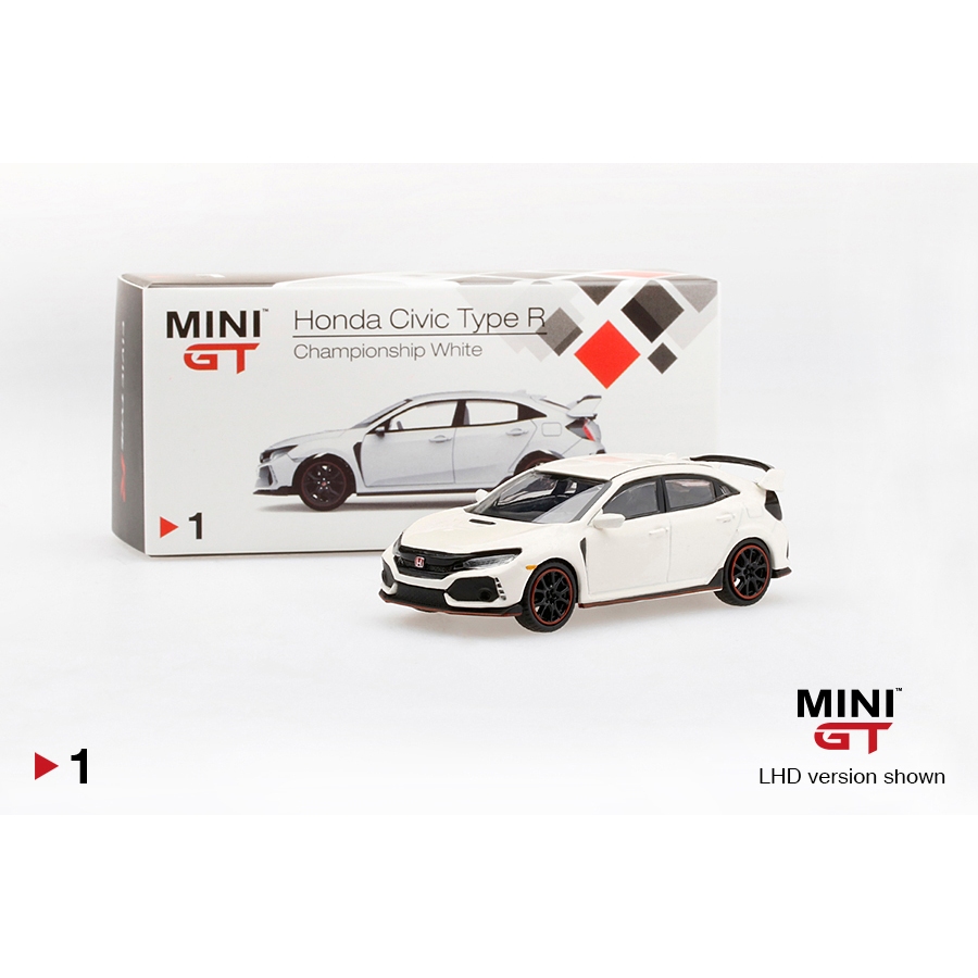 Mini GT 1/64 Honda Civic Type R (FK8) Championship White (diecast ...