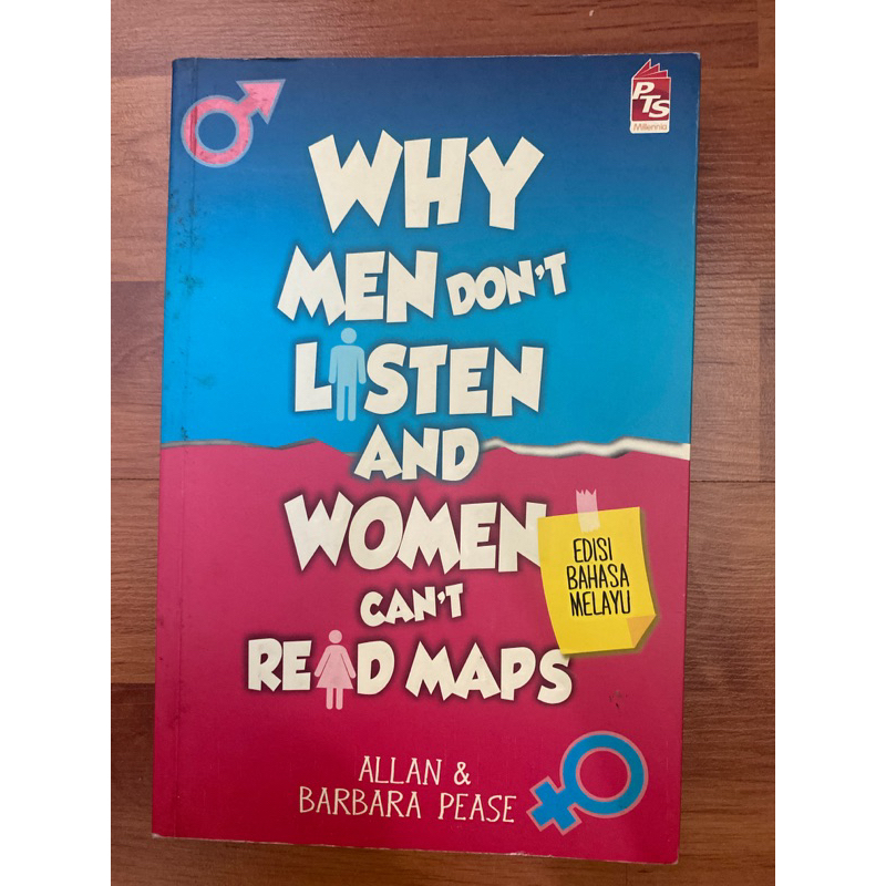 Why Men Don’t Listen & Women Can’t Read Maps ( Edisi BM) | Shopee Malaysia Why Men Don’t Listen & Women Can’t Read Maps ( Edisi BM) | Shopee Malaysia