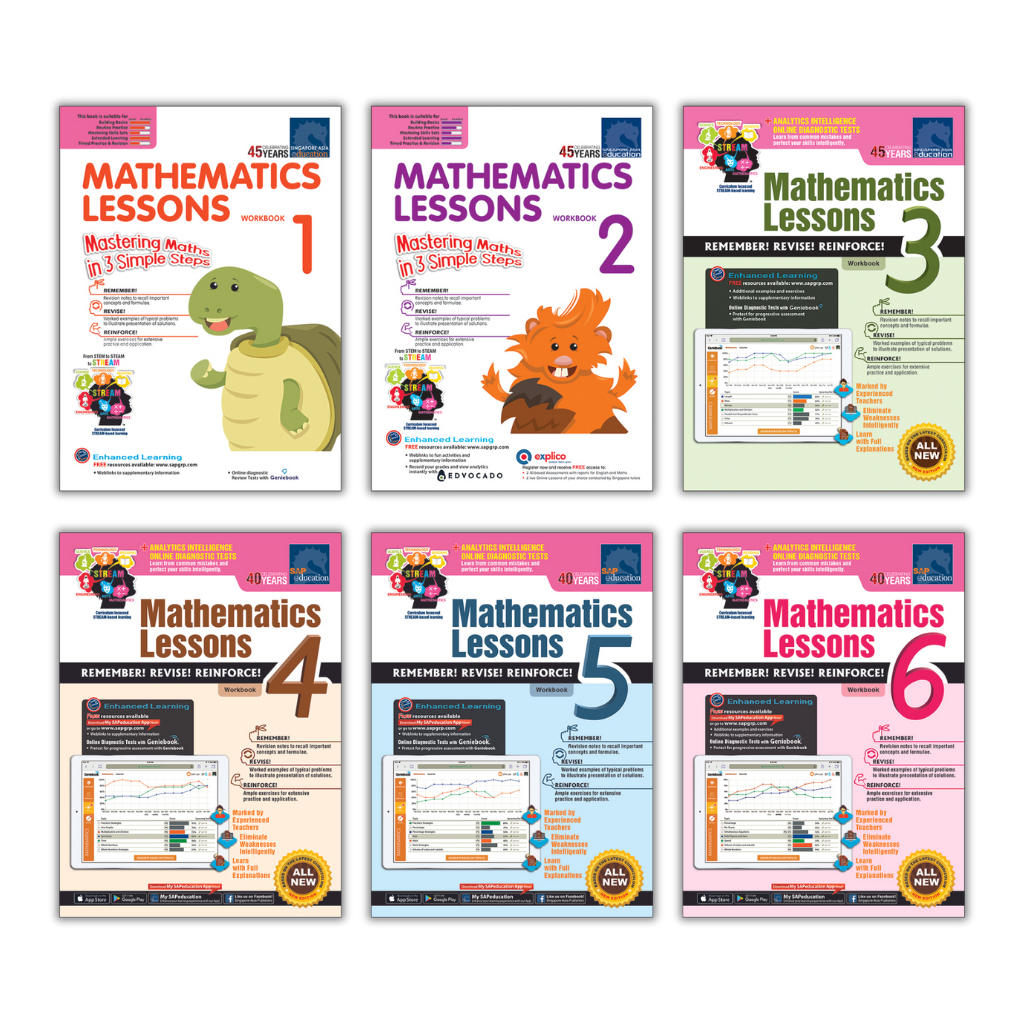 Mathematics Lessons Workbook 1-6 | Topical | Primary Mathematics School ...