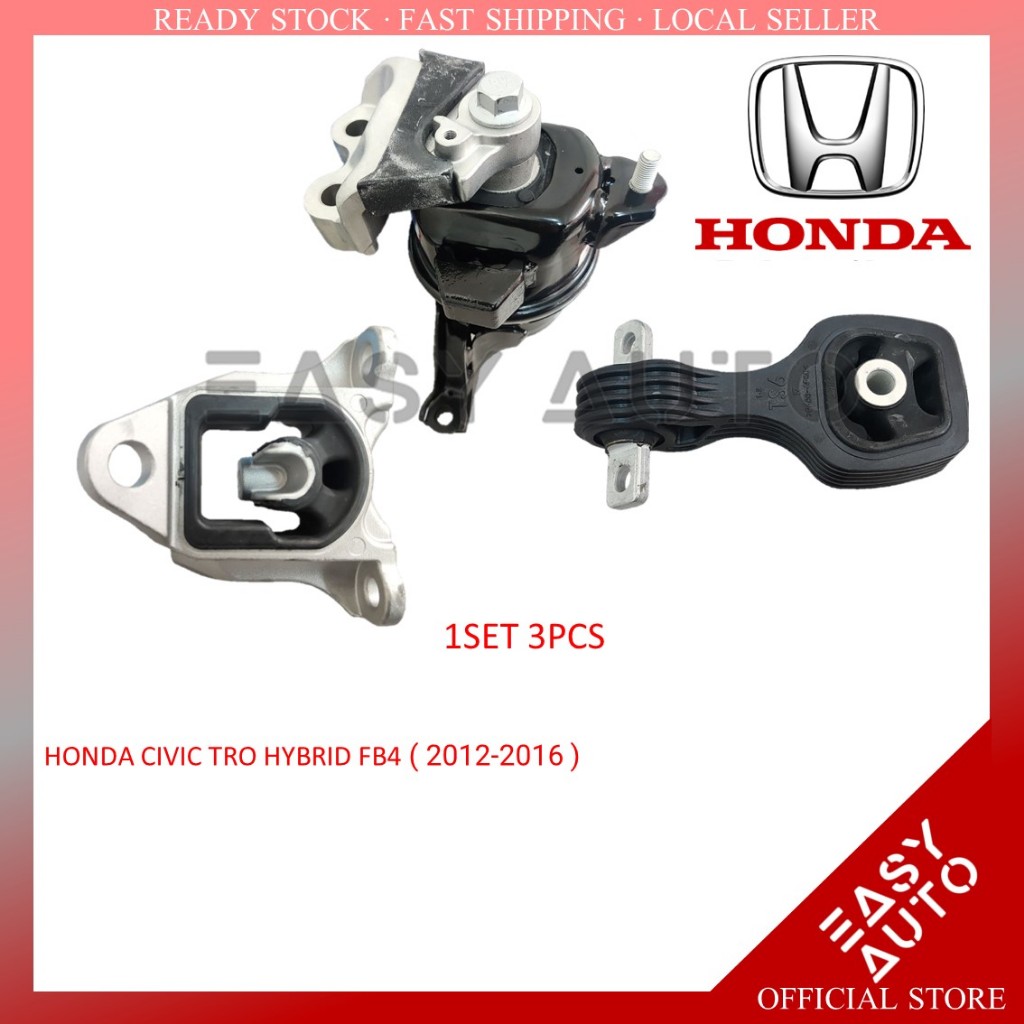 1SET 3 PIECES !! HONDA CIVIC TRO HYBRID FB4 - ENGINE MOUNTING KITS ...
