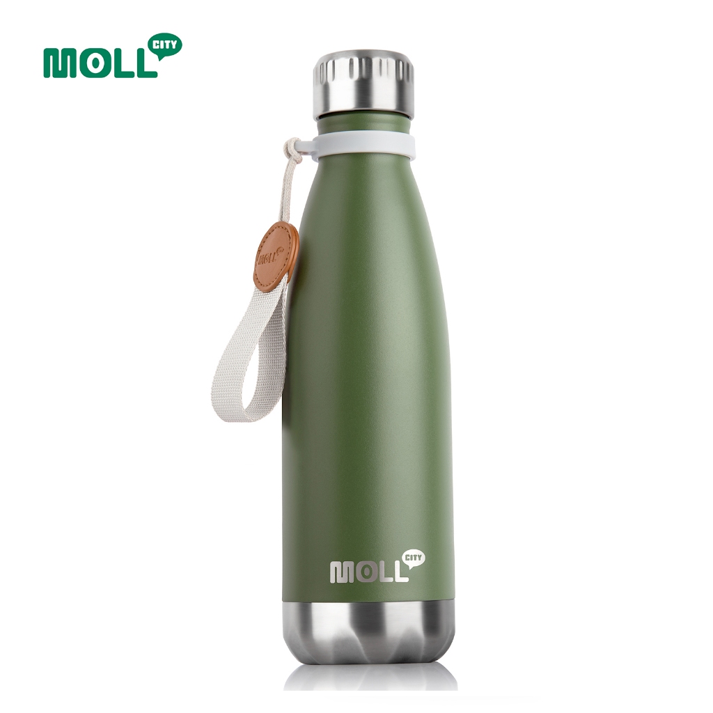 Mollcity Insulating Bottle Stainless Steel Vacuum - Dark Green (500ml ...