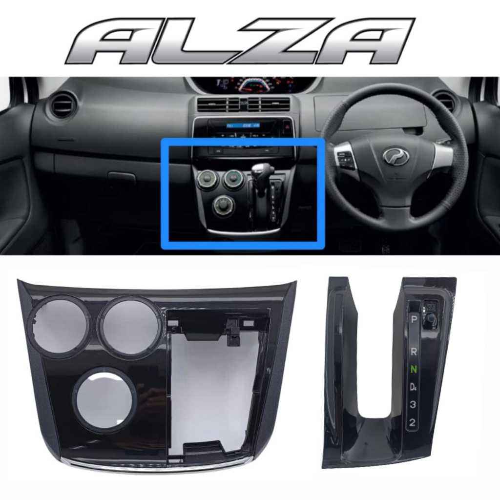 ALAT GANTI KERETA PERODUA ALZA 2018-2021 Gear Panel Shift Lever ASSY ...