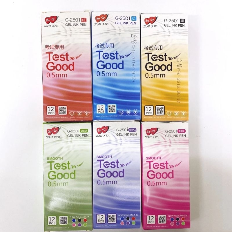 ZHI XIN PEN CECAIR G-2501 TEST GOOD GEL INK PEN ( 12 PCS ) | Shopee ...