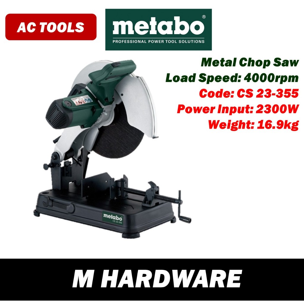 Metabo Germany 14'' Cut Off Saw CS 23-3556 355mm Chop Saw 2300w ...