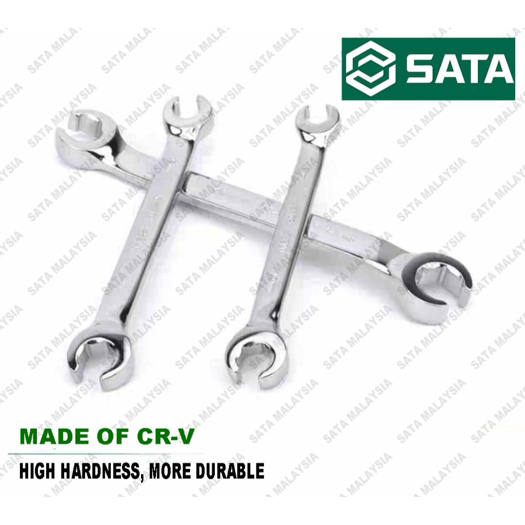 SATA Metric Flare Nut Wrenches 46200-48204 Oil Tube Spana Wrenches ...