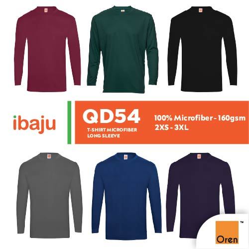OREN SPORT Quick Dry Fit Microfiber Long Sleeve Tshirt Kosong ...