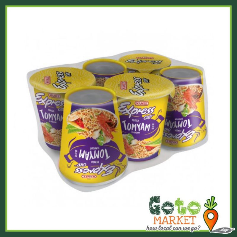 MAMEE Express Cup Instant Noodles 6x65g - Tomyum | Shopee Malaysia