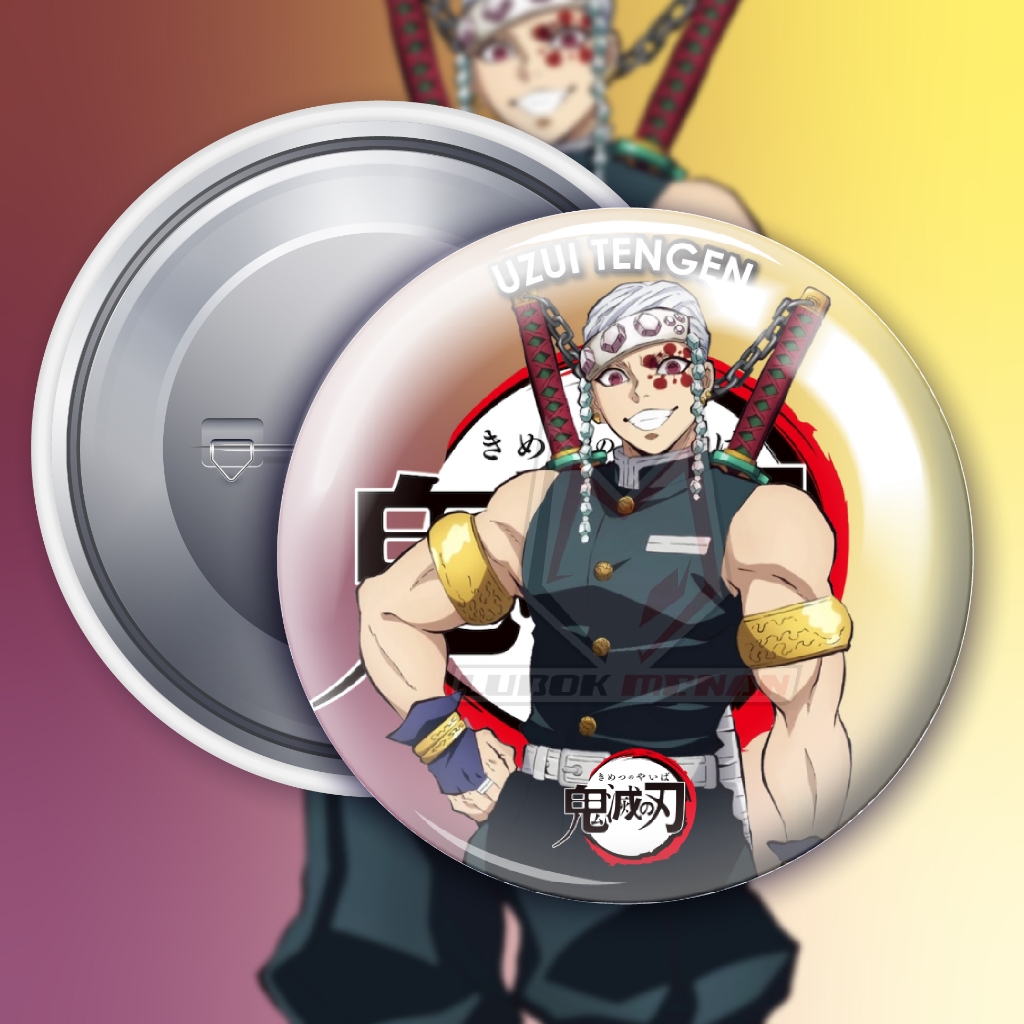 Button Badge 58mm Safe Pin Kimetsu No Yaiba Tengen Uzui | Shopee Malaysia