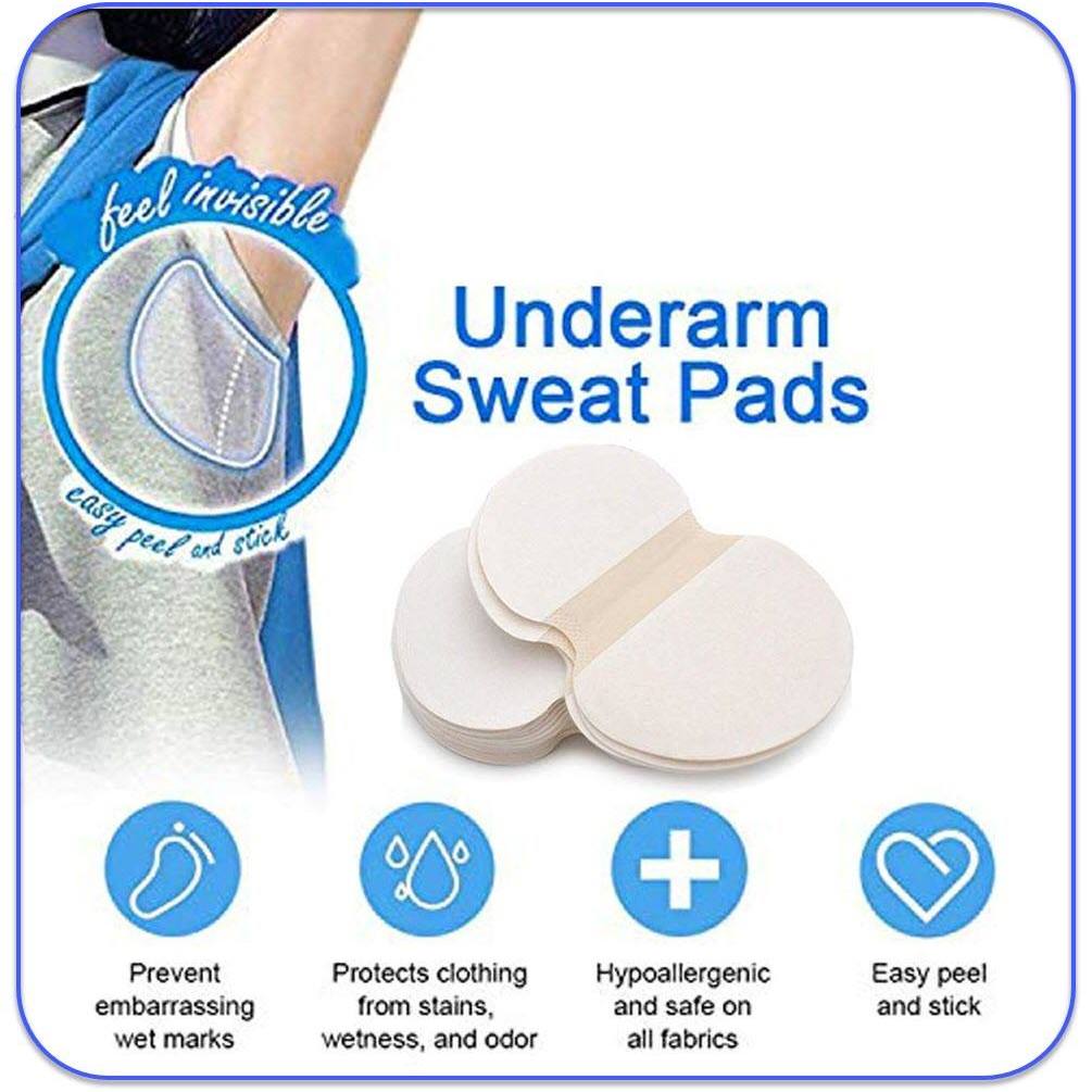Underarm Sweat Pads - Armpit Guard Sheet Shield Absorbing Pad Ketiak ...