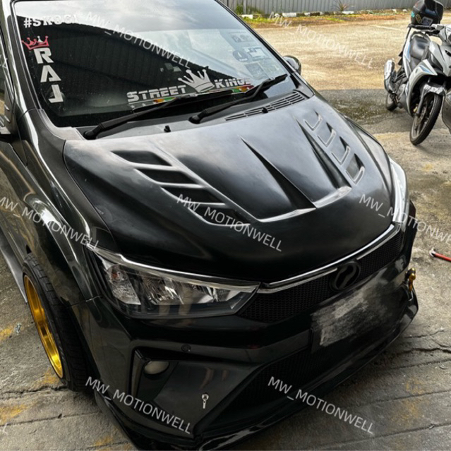 Perodua BEZZA | Bonnet MUGEN RR | MUGEN RR Front Hood | Shopee Malaysia