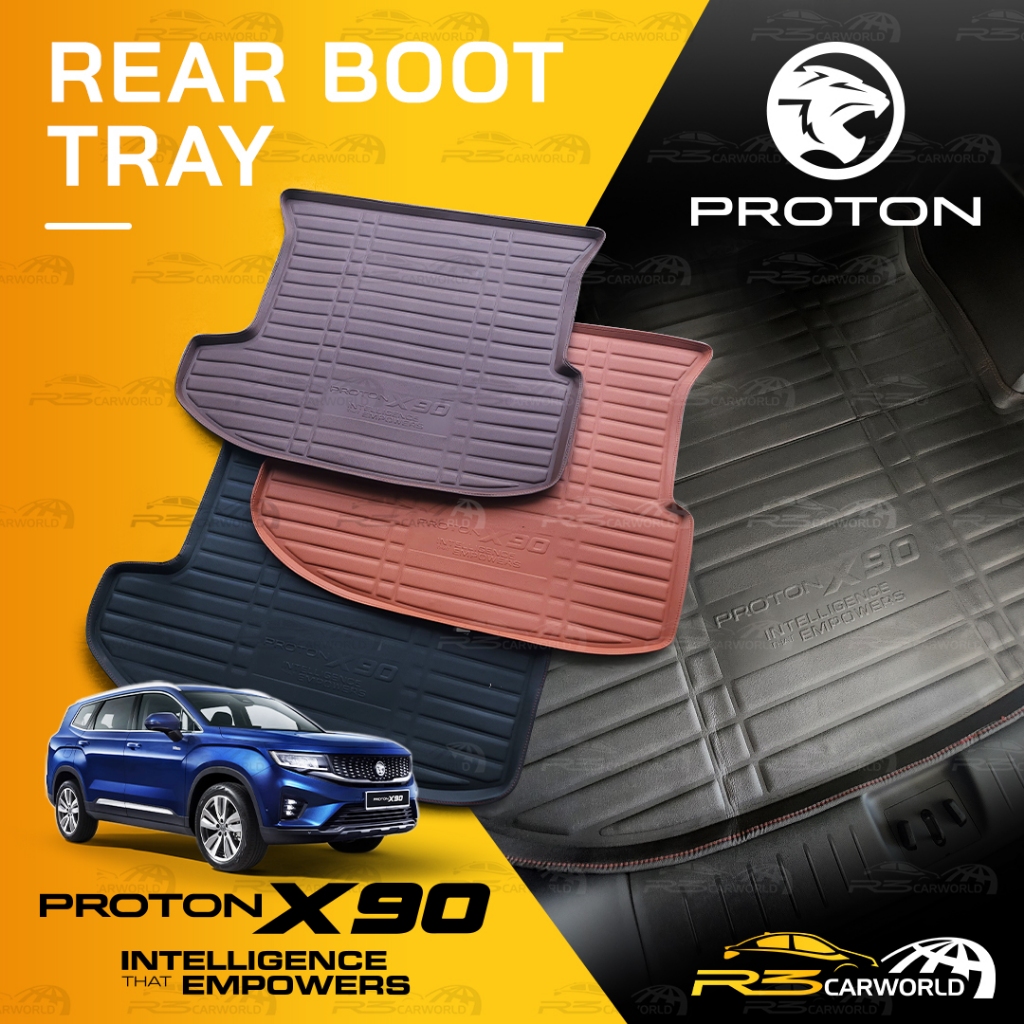 [𝐑𝐄𝐀𝐑 𝐁𝐎𝐎𝐓 𝐓𝐑𝐀𝐘] PROTON X90 2023 2024 Cargo Mat Carpet Accessories ...