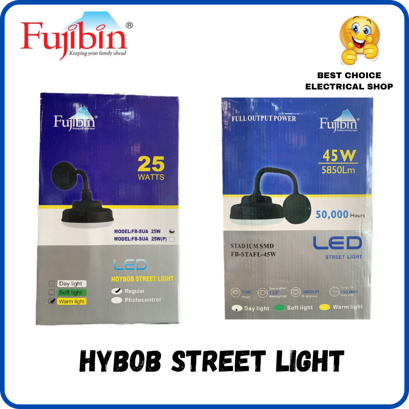 Fujibin Led Hybob Street Light 25W / 45w (Daylight/ Warm White ...
