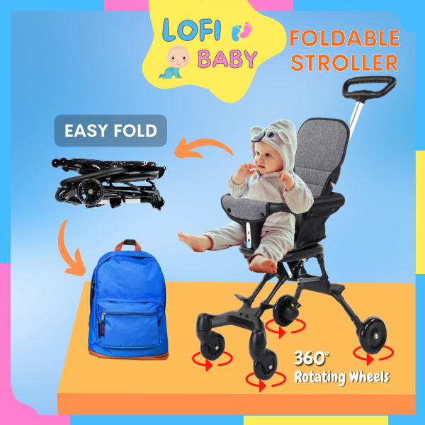 Foldable Lightweight Baby Magic Stroller Kid 3 In 1 Kids Stroler Baby ...