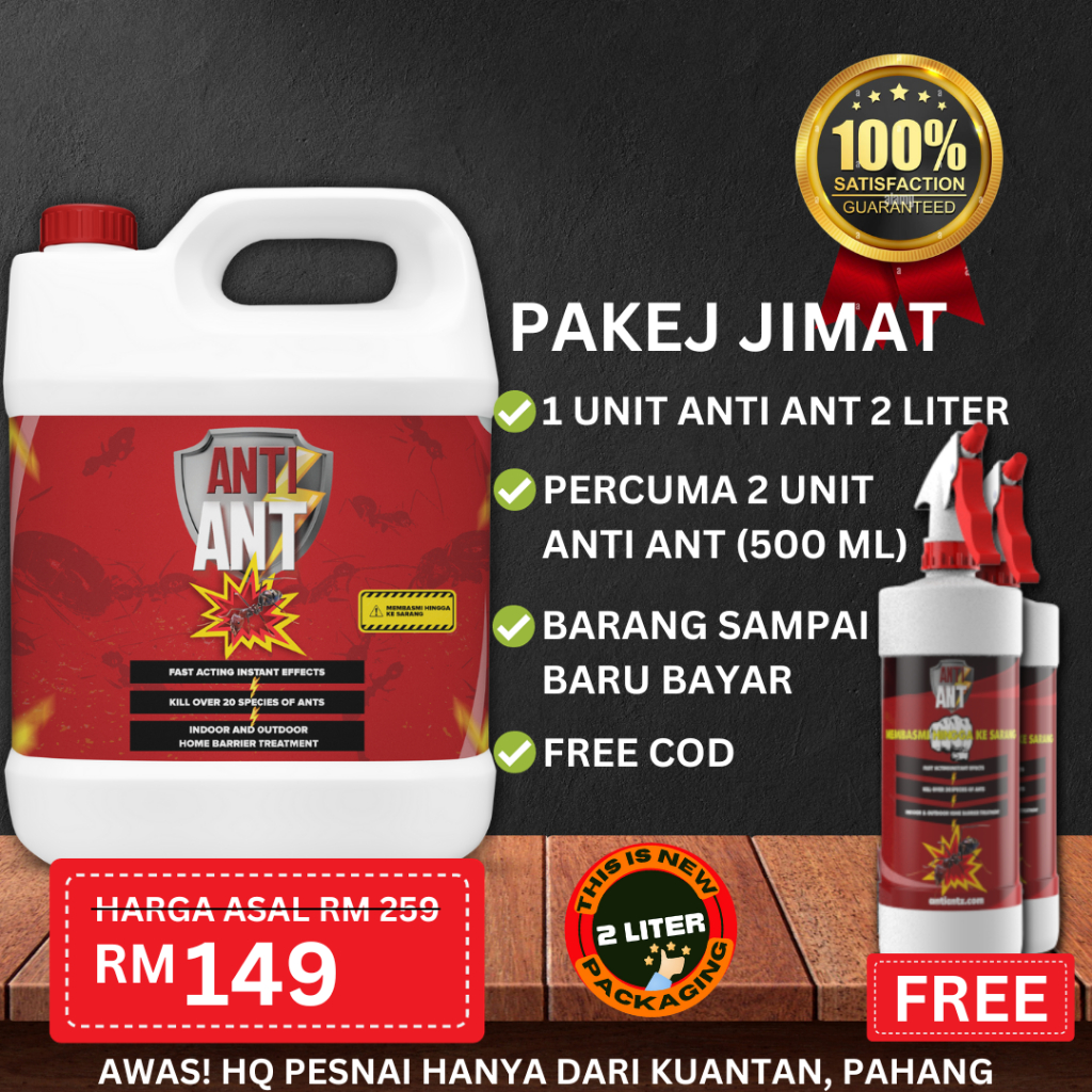 ANTI ANT - SPRAY SEMUT - ANT BAIT - ANT SOLUTION - RACUN SEMUT PALING BERKESAN | Shopee Malaysia