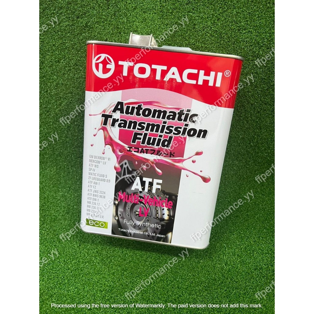 TOTACHI ATF MULTI-VEHICLE LV FULLY SYNTHETIC 4L | Shopee Malaysia
