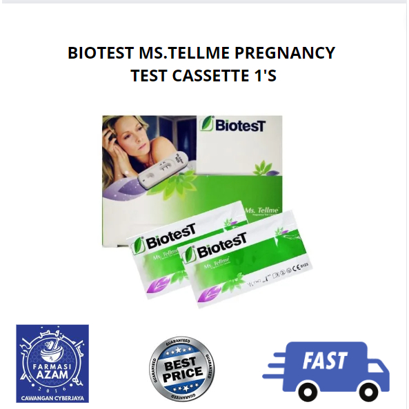 BIOTEST MS.TELLME PREGNANCY TEST CASSETTE | Shopee Malaysia