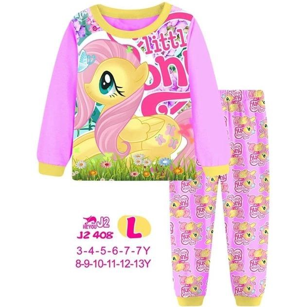 J2 Pyjamas My Little Pony Long Sleeve / Baju Tidur Pony Sleepwear Pony ...