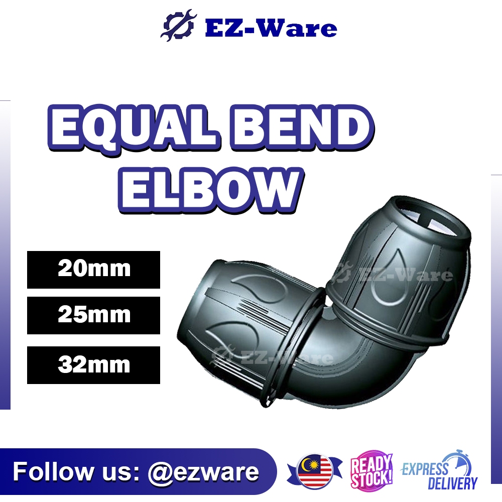 POLY EQUAL BEND ELBOW 20mm / 25mm / 32mm | Shopee Malaysia