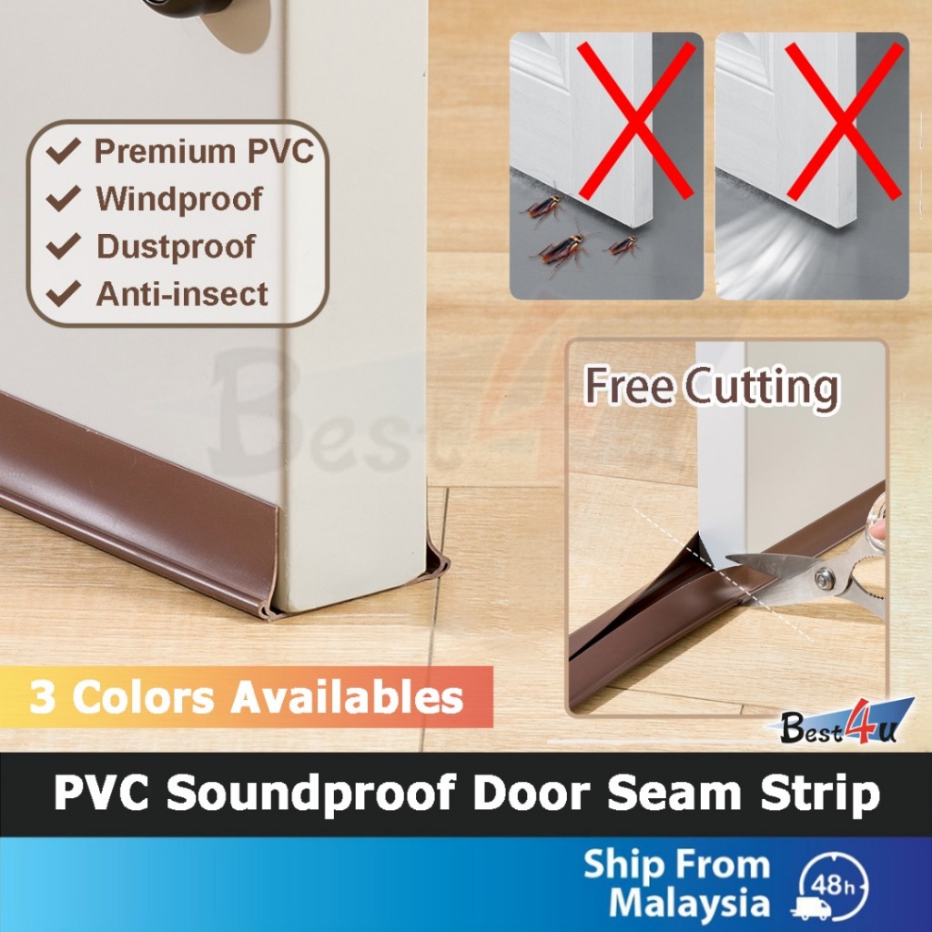 BEST4U Door Seal | Door Strip Bottom Seal | Sound Proof Dust Proof Anti ...
