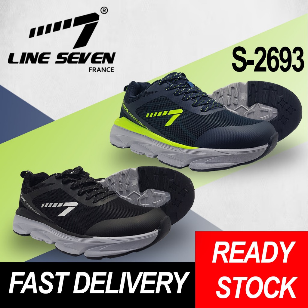 【Original】Line Seven Sport Shoes S-2693 2 Colour(BLACK/NAVY) High ...