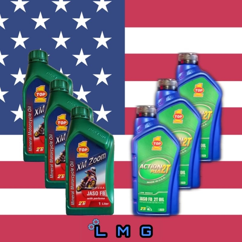 TOP 1 ACTION PLUS/ XM ZOOM 2T ENGINE OIL. | Shopee Malaysia