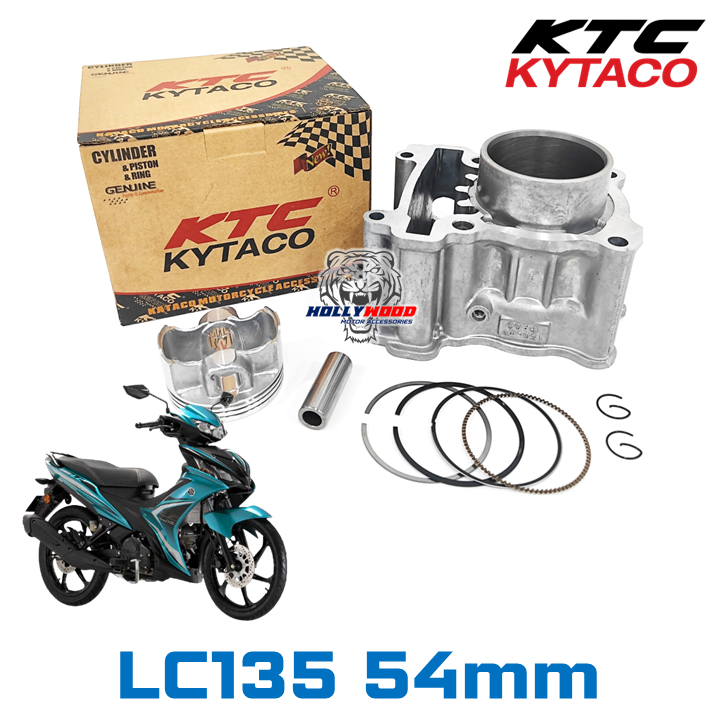 YAMAHA LC135 BLOCK SET OEM ORIGINAL 54MM KTC KYTACO BLOK KIT COMPLETE ...
