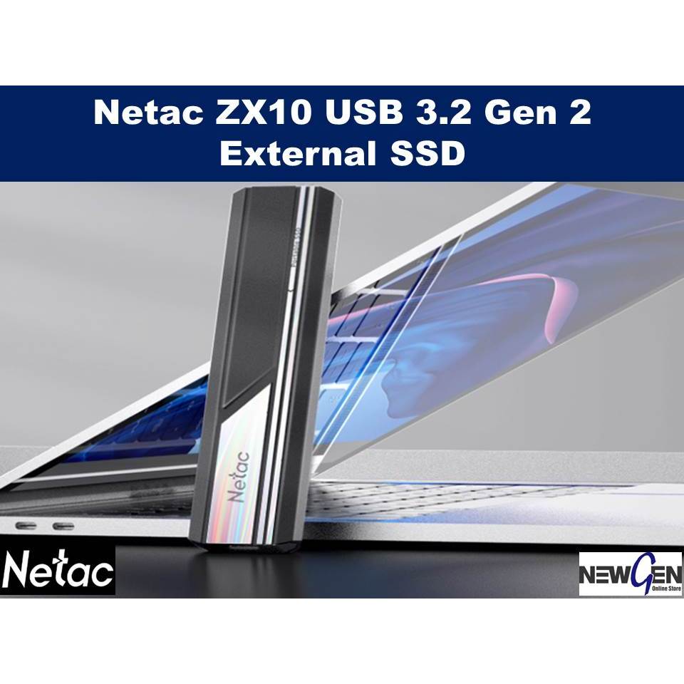 Netac ZX10 USB 3.2 Gen 2 External SSD | Shopee Malaysia
