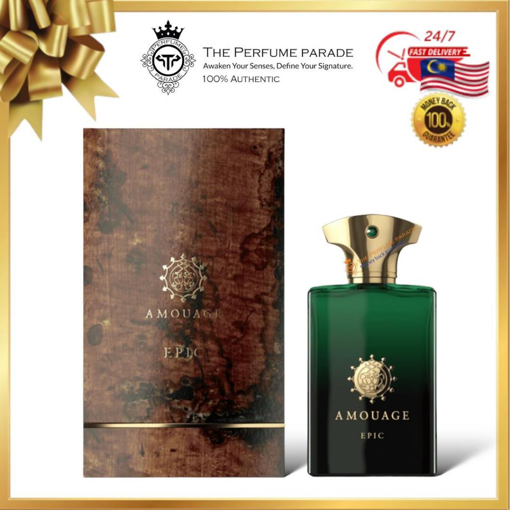 Perfume Amouge Epic Man Eau De Parfum 100 ml Fragrance For Men | Shopee ...