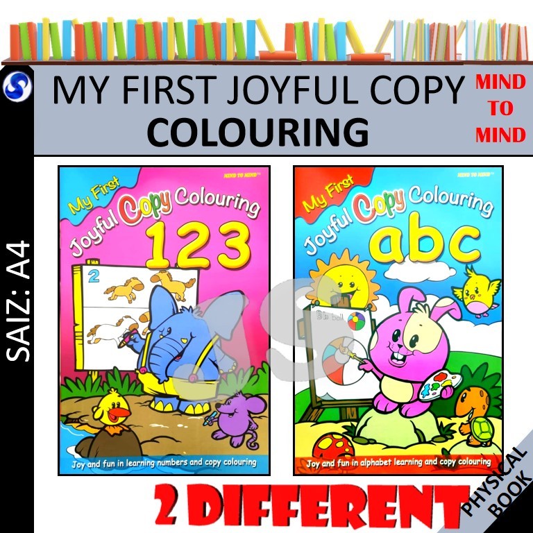 MY FIRST JOYFUL COPY COLOURING ABC,123 JOY AND FUN IN LEARNING NUMBERS ...