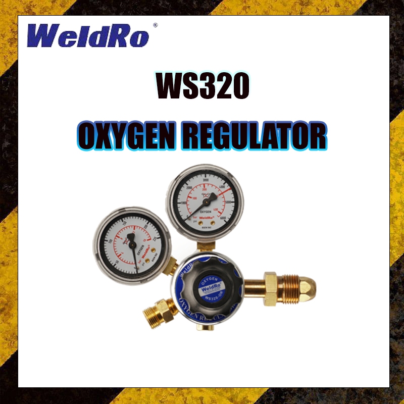 WELDRO WS320 OXYGEN / ACETYLENE REGULATOR O2 & DA REGULATOR FLOW METER ...