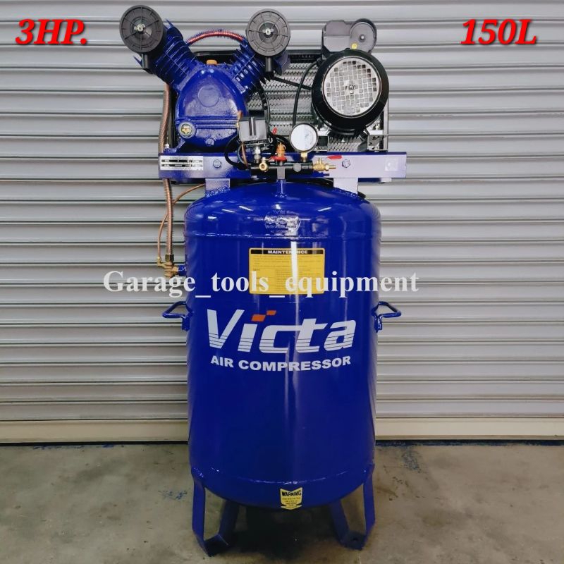 VICTA V-3150 3HP Air Compressor| Single Phase | 150L | 1450Rpm | 8Bar ...