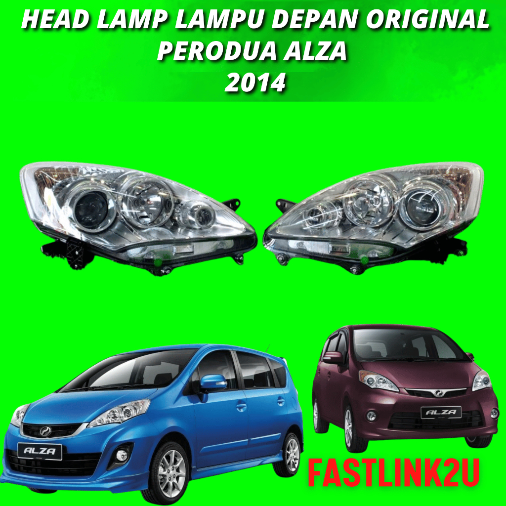 Fastlink Original Perodua Alza 2014 Head Lamp Headlight Lampu Depan ...