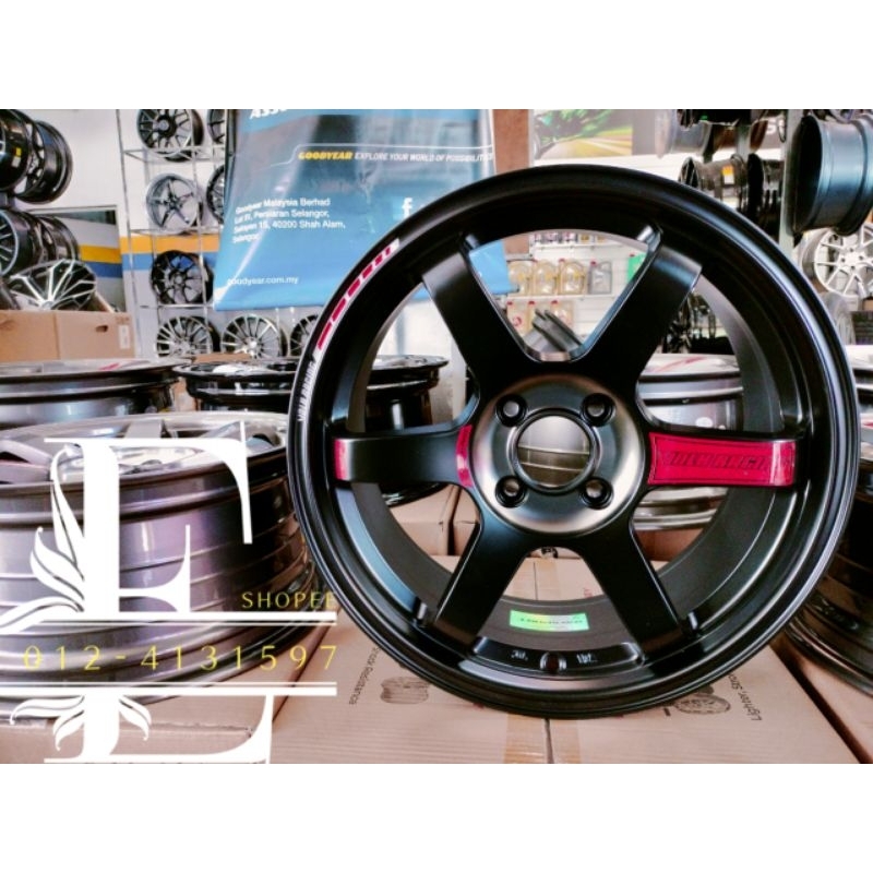 NEW SPORT RIM 16 INCH RAYS TE37SL THAILAND RM1180 4PC RIM ( KENA ODEL 2KALI 1KALI 2BIJI 1PAY ...