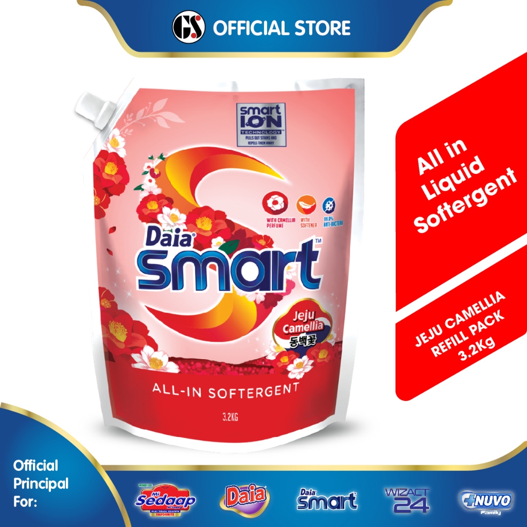 DAIA Smart All-In Softergent Jeju Camellia 3.2kg | Shopee Malaysia