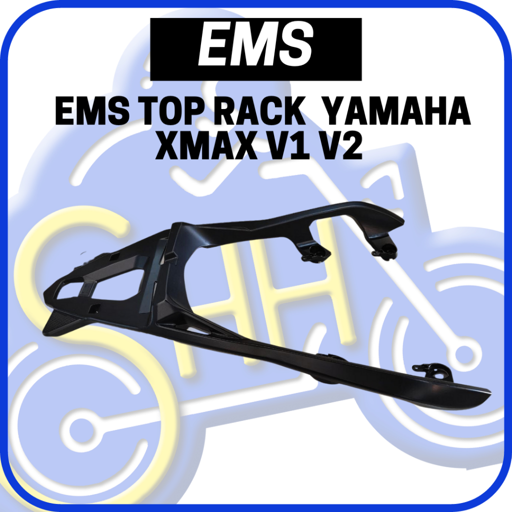 EMS ADVENTURE TOP RACK YAMAHA XMAX V1 & V2 ACCESSORIES MOTOTCYCLE TOP ...