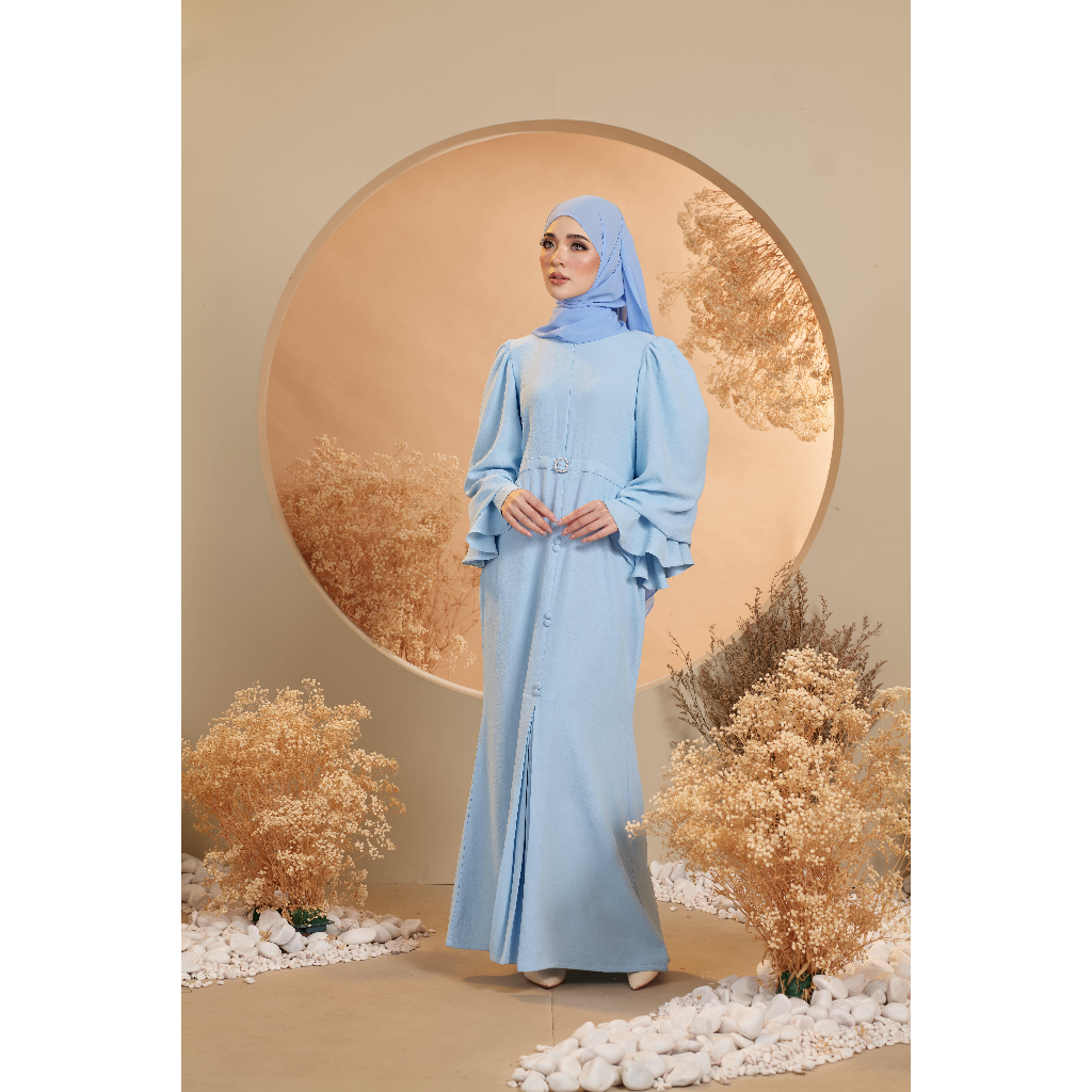 SERRAA DRESS BBY QAAMNIE | Shopee Malaysia